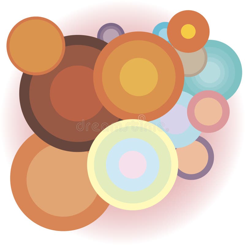 Colored Circles of Different Sizes Stock Vector - Illustration of ...