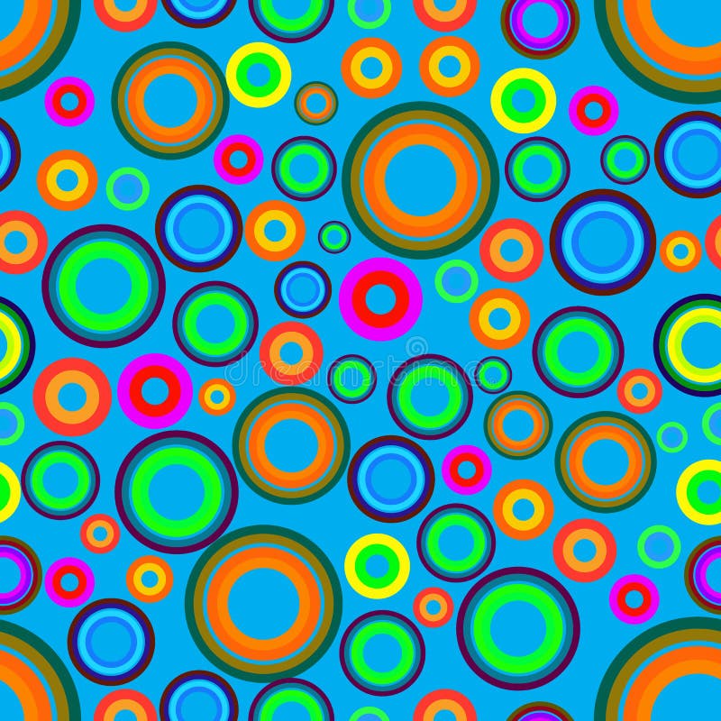 Colored Circles Seamless Pattern Stock Vector - Illustration of bright ... Colored Circles Seamless Pattern Stock Vector - Illustration of bright ...