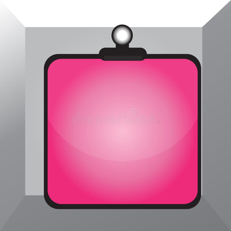 Colored Clipboard on a Colorful Background. Small Board with a Spring ...