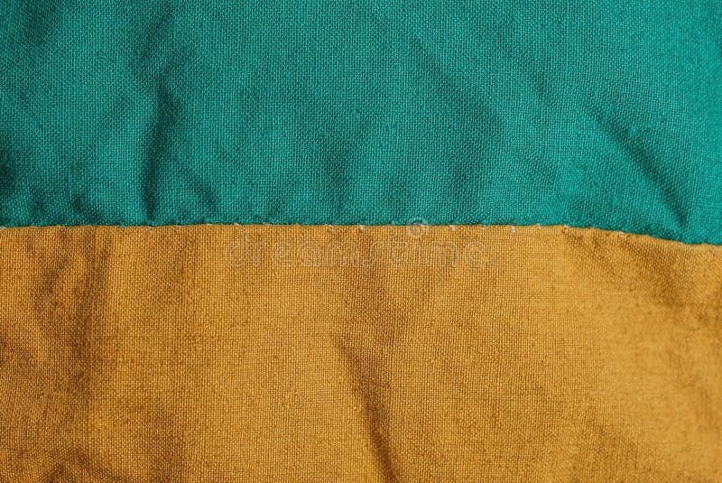 Colored Cloth Texture of Yellow and Green Fabric Stock Photo - Image of ...