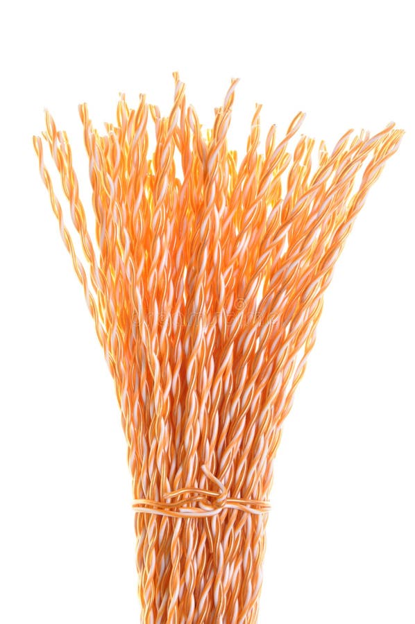 Colored computer cables stock image. Image of idea, abstract - 34404011