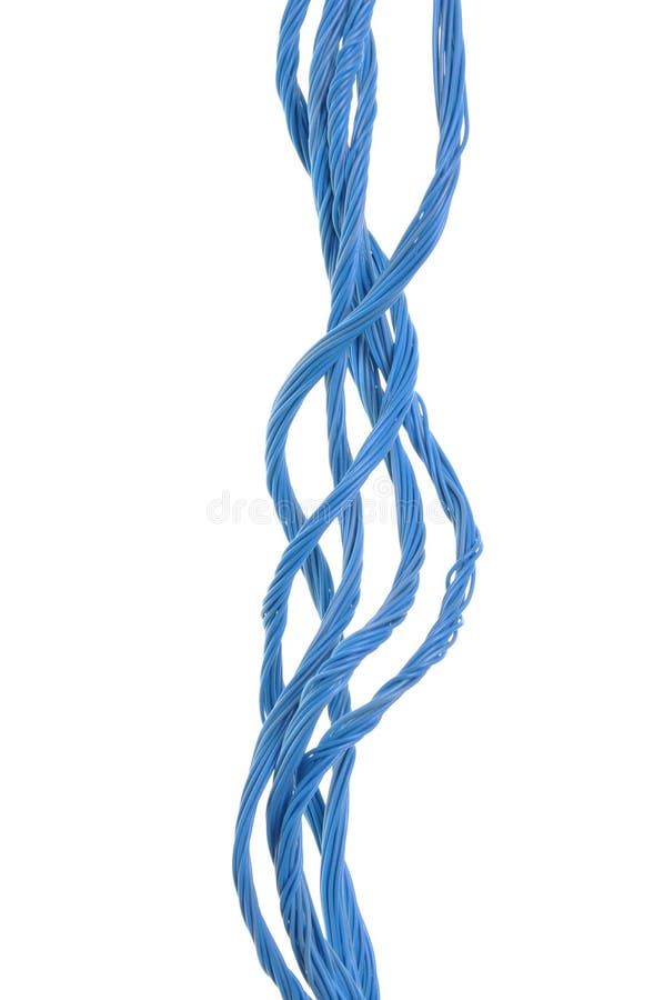 Colored computer cables stock photo. Image of abstract - 34399468