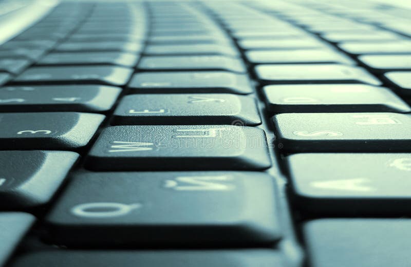 Colored computer keyboard stock image. Image of symbol - 4785855