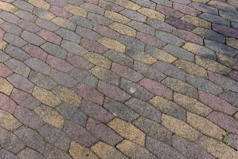 Colored Concrete Paving Slab Texture Stock Image - Image of concrete ...