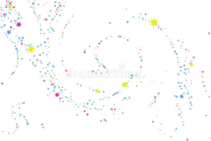 Colored confetti. stock vector. Illustration of luxury - 182191470