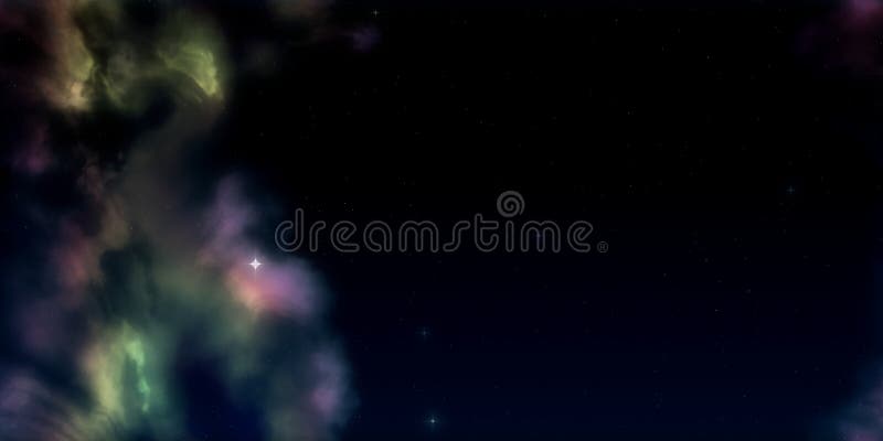 Colored Cosmos Skyscape Pattern. Nightscape Creative Design. Night ...