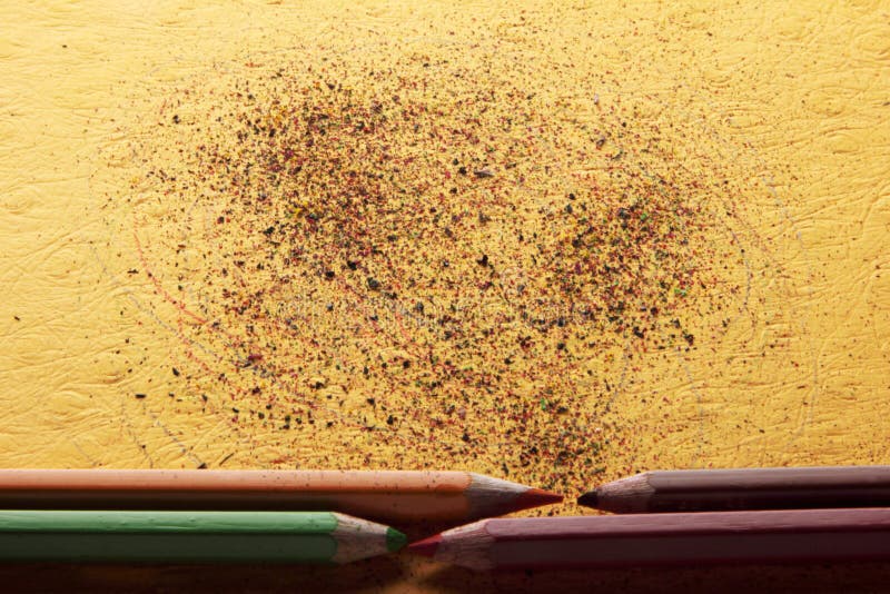 Colored crayon scribbles stock image. Image of office - 37771151