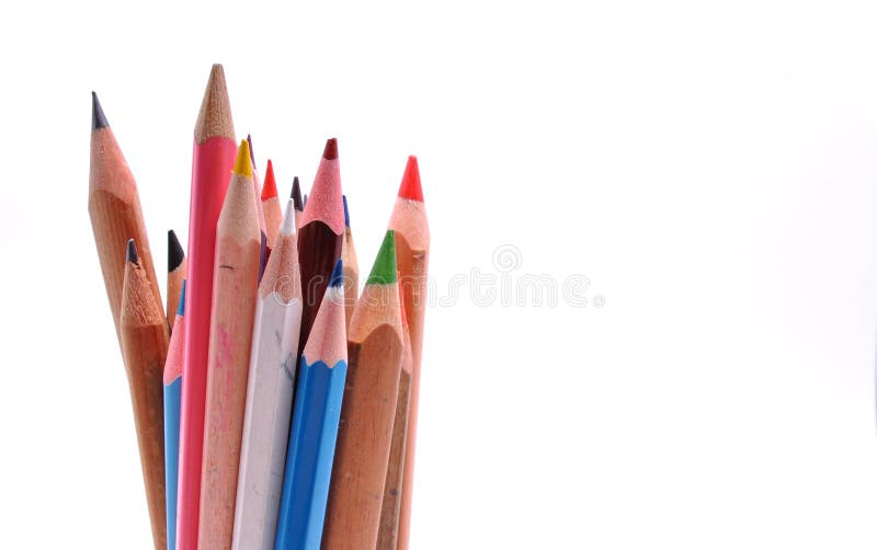 Colored crayons stock photo. Image of diversity, colored - 24465344