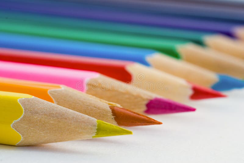 Primary Color Crayons stock image. Image of crayola, preschool - 25650871