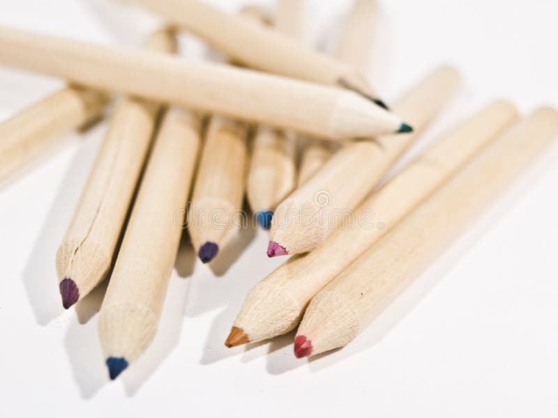 Colored crayons stock photo. Image of wood, draw, ecology - 54301094