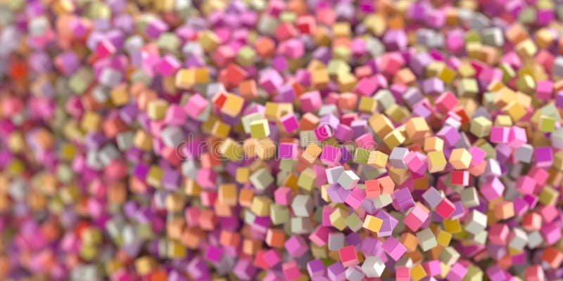 Colored cubes background stock illustration. Illustration of shape ...