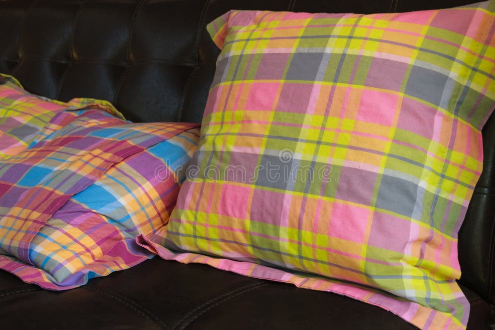 Colored cushions stock photo. Image of bright, fabric - 69274192
