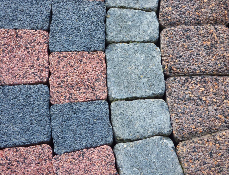 Decorative paving stones stock photo. Image of lines - 24088424