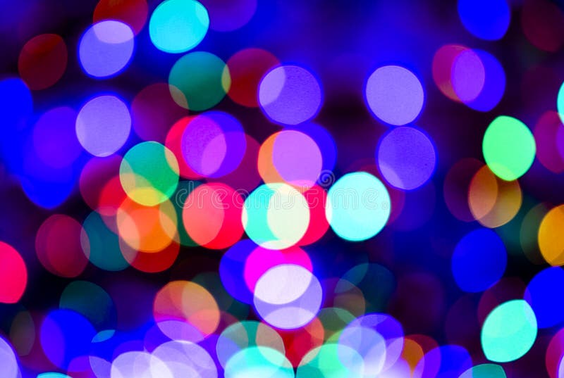 Defocused Abstract ChiangMai City Night Lights Background Stock Image ...