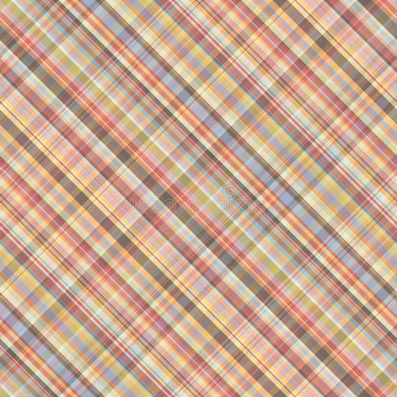 Colored Diagonal Squared Seamless Pattern Stock Vector - Illustration ...