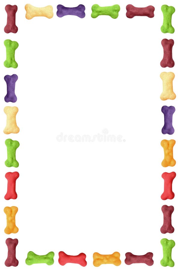 Dog Bone Border Clip Art