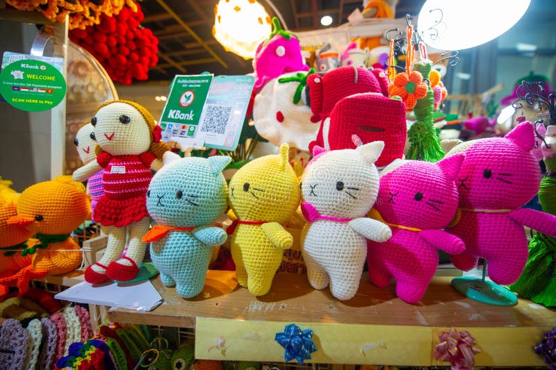 Colored dolls handmade editorial photo. Image of fashion - 357322271