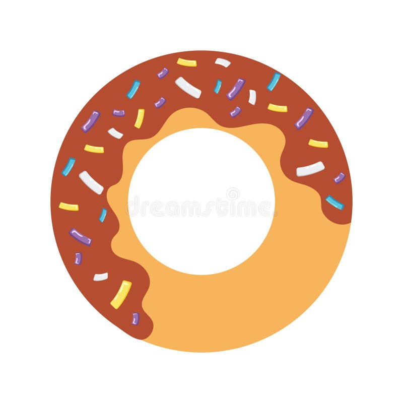 Colored Donut Candy Icon Vector Stock Vector - Illustration of cartoon ...