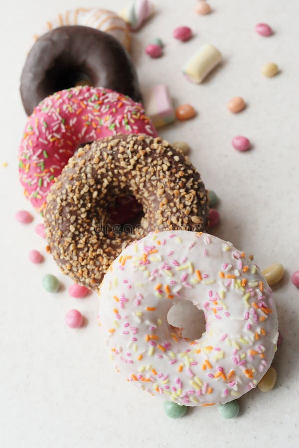 Colored donuts stock image. Image of handmade, delicious - 84924843