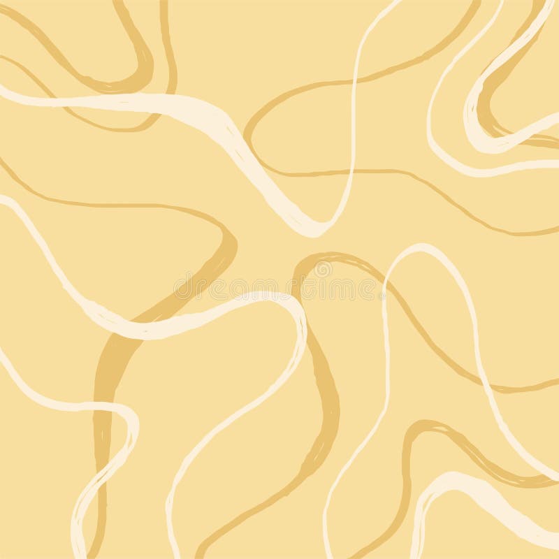 Colored Doodle Decorative Texture with Tangled Curved Lines. Scrawl ...
