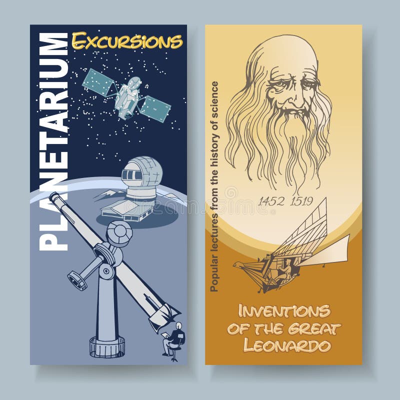 Science Vertical Banners Set Stock Vector - Illustration of layout ...