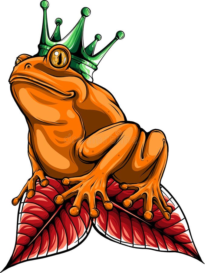 Colored Draw of Frog Vector Illustration Design Stock Vector ...