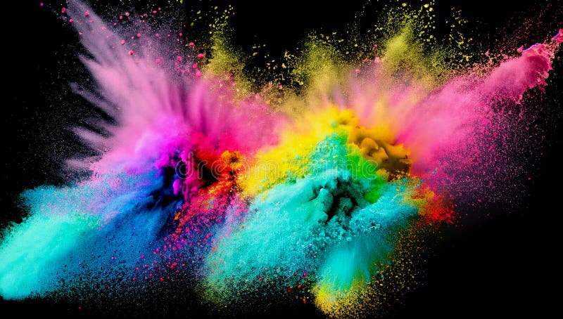 Rainbow Dust Explosion Stock Illustrations – 2,546 Rainbow Dust ...