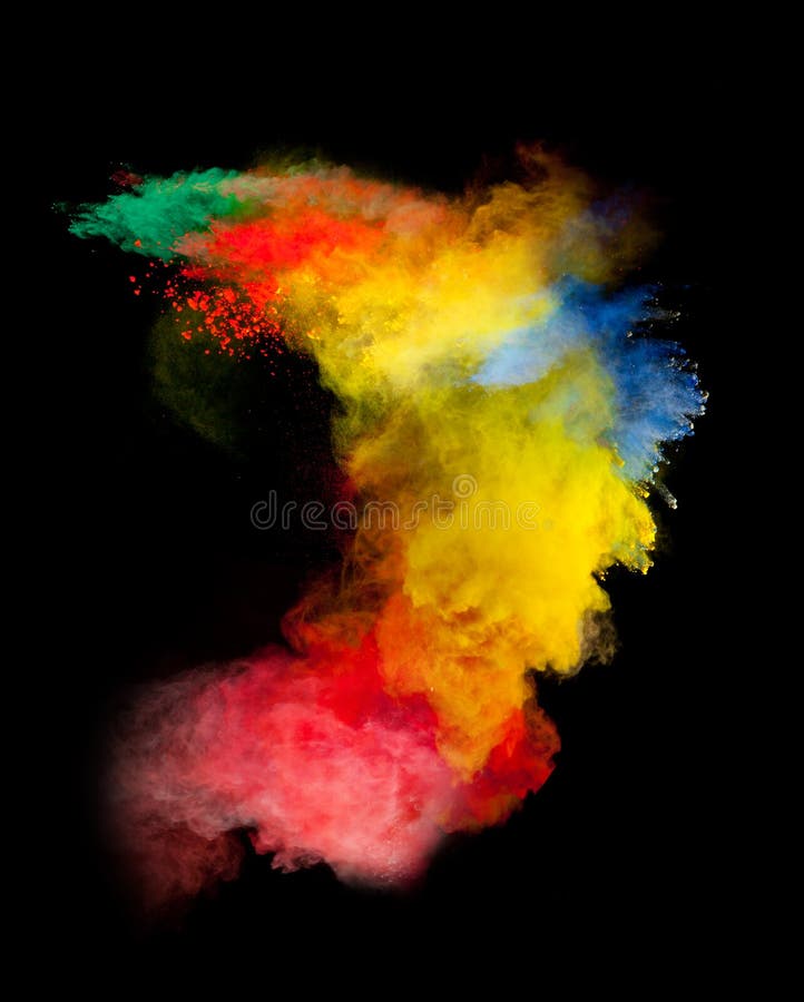 Colored dust stock photo. Image of blooming, abstract - 35411798