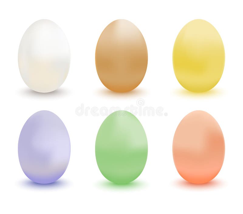 Colored easter eggs stock vector. Illustration of icons - 88341884