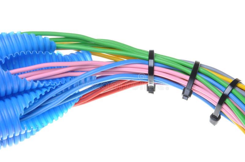 Copper corrugated pipe stock image. Image of current - 29629495