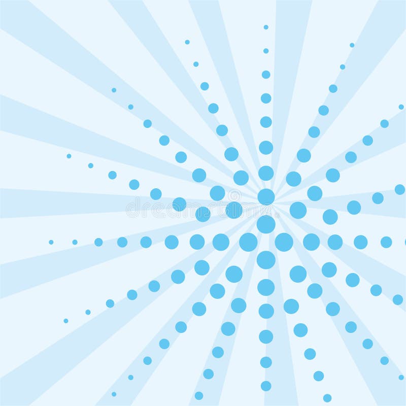 Colored Empty Comic Page with Halftone Effects Vector Stock Vector ...