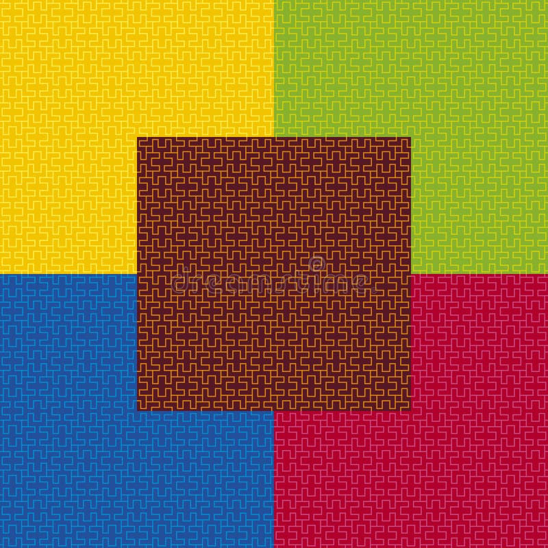 Colored Fabric Pattern Background Stock Vector - Illustration of shape ...