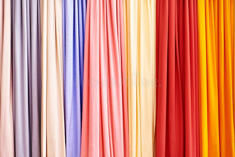 Colored fabrics background stock image. Image of style - 246026677