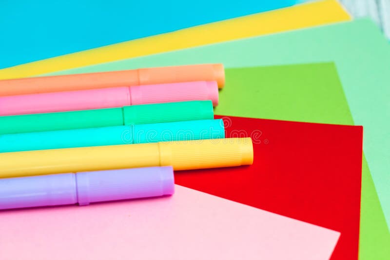 Colored Felt-tip Pens Liners for Drawing and Creativity with Colored ...