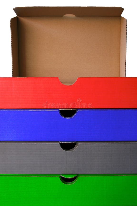 Colored filing boxes stock image. Image of file, deskwork - 1549793