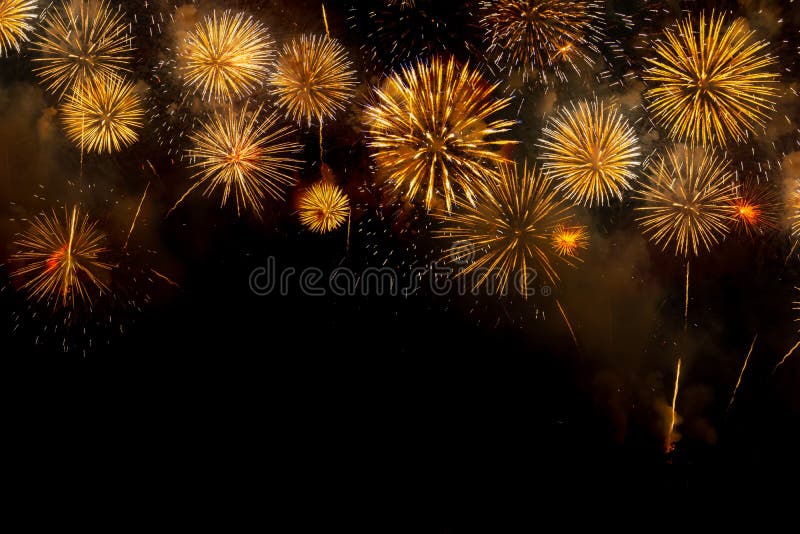 Colored Firework Background with Free Space for Text. Colorful ...