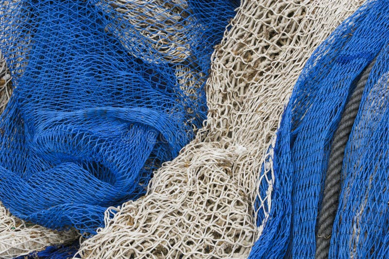 Colored fish nets stock image. Image of mesh, knot, granville - 131367259