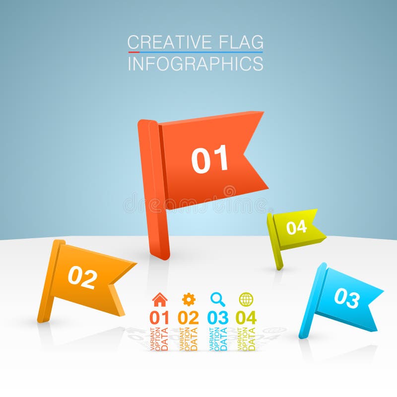 Colored Flags on a White Background Stock Vector - Illustration of ...