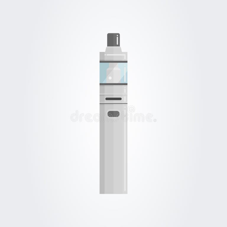 Colored Flat Vaping Device. Part of Big Set. 02 Stock Vector ...