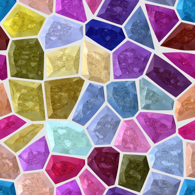 Colored Floor Marble Irregular Stony Mosaic Pattern Texture Seamless ...