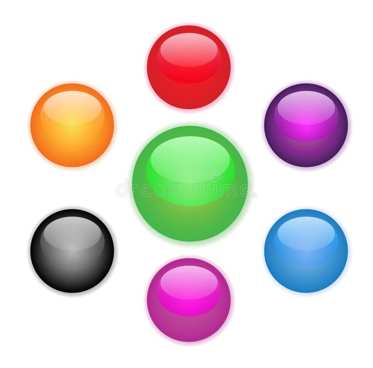 Colored flower orb stock vector. Illustration of purple - 11665129