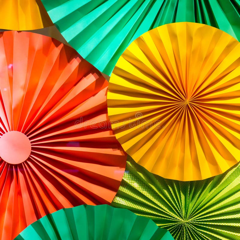 Colored Folded Paper Pattern Stock Photo - Image of background, style ...