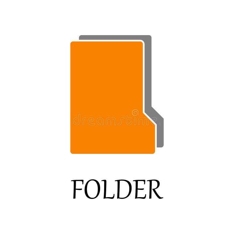 Colored Folder Icon. Element of Web Icon for Mobile Concept and Web ...
