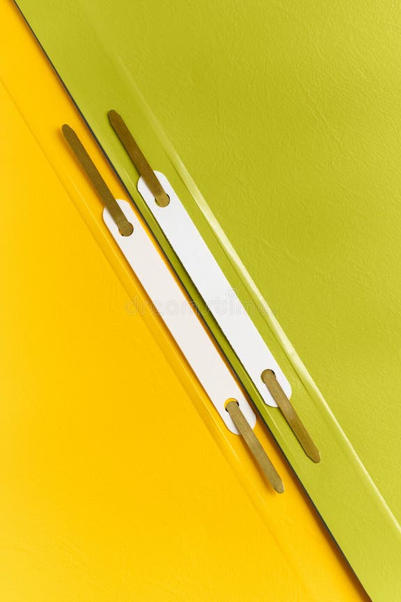 Colored Folders Binder for Paper Close-up Stock Image - Image of ...
