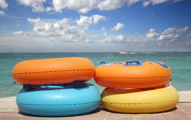 Colored fun tube stock image. Image of sunbathing, single - 22171021