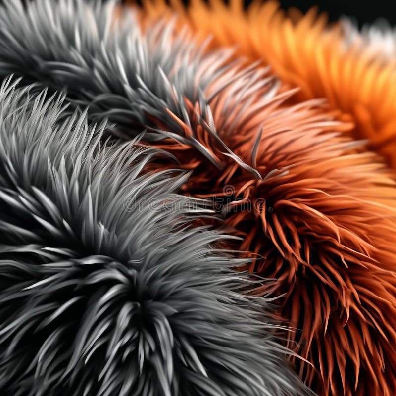 Colored Fur. Fur Faux Texture Stock Illustration - Illustration of ...