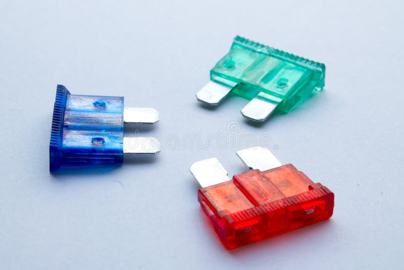 Colored fuses stock photo. Image of safeguard, connections - 87735100