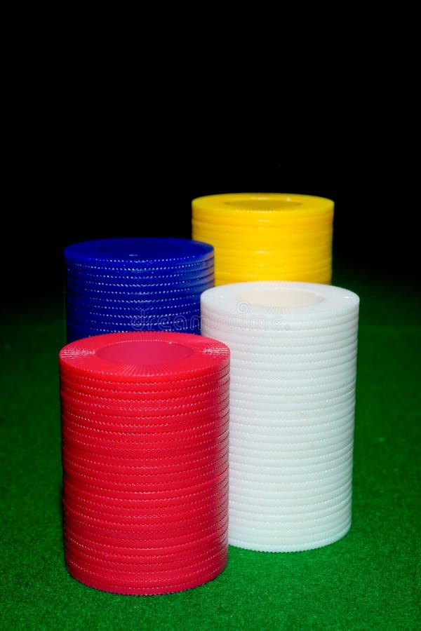 Colored game playing chips stock image. Image of colorful - 30008539