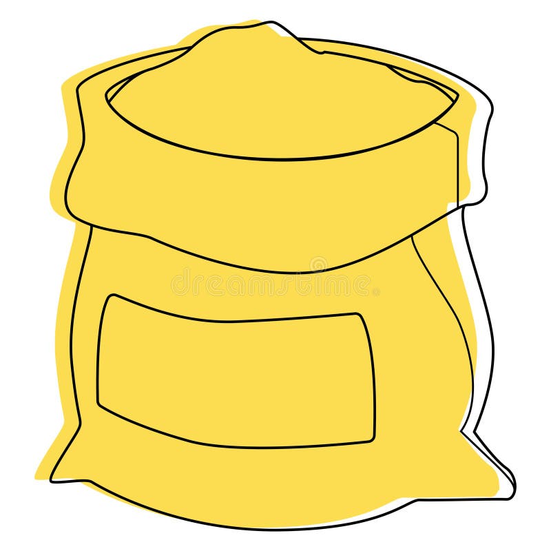 Colored Gardening Sack Icon Vector Stock Vector - Illustration of ...