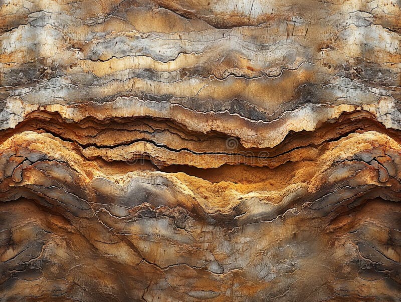 Colored Geological Layers, Geological History of the Earth, Rock Layers ...